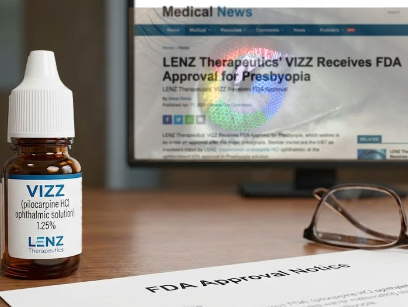 VIZZ Eye Drops: FDA Approval for Presbyopia Treatment