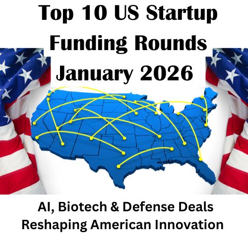 Top 10 US Startup Funding Jan 2026 – AI, Biotech & Defense